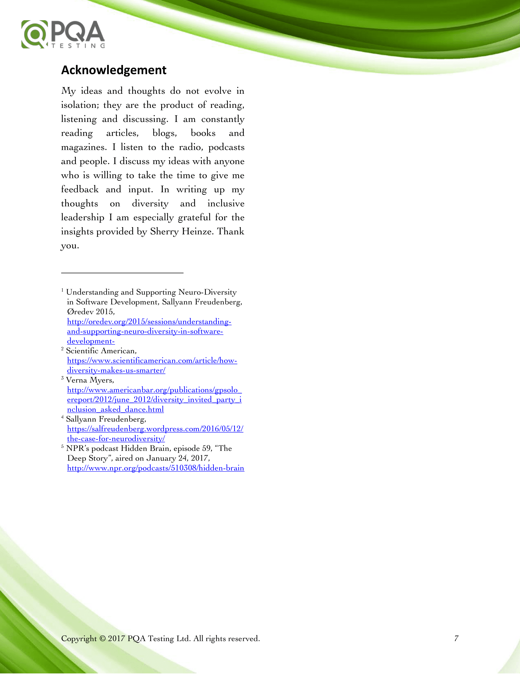 Inclusive Leadership | PLATO | Test smarter & deliver faster