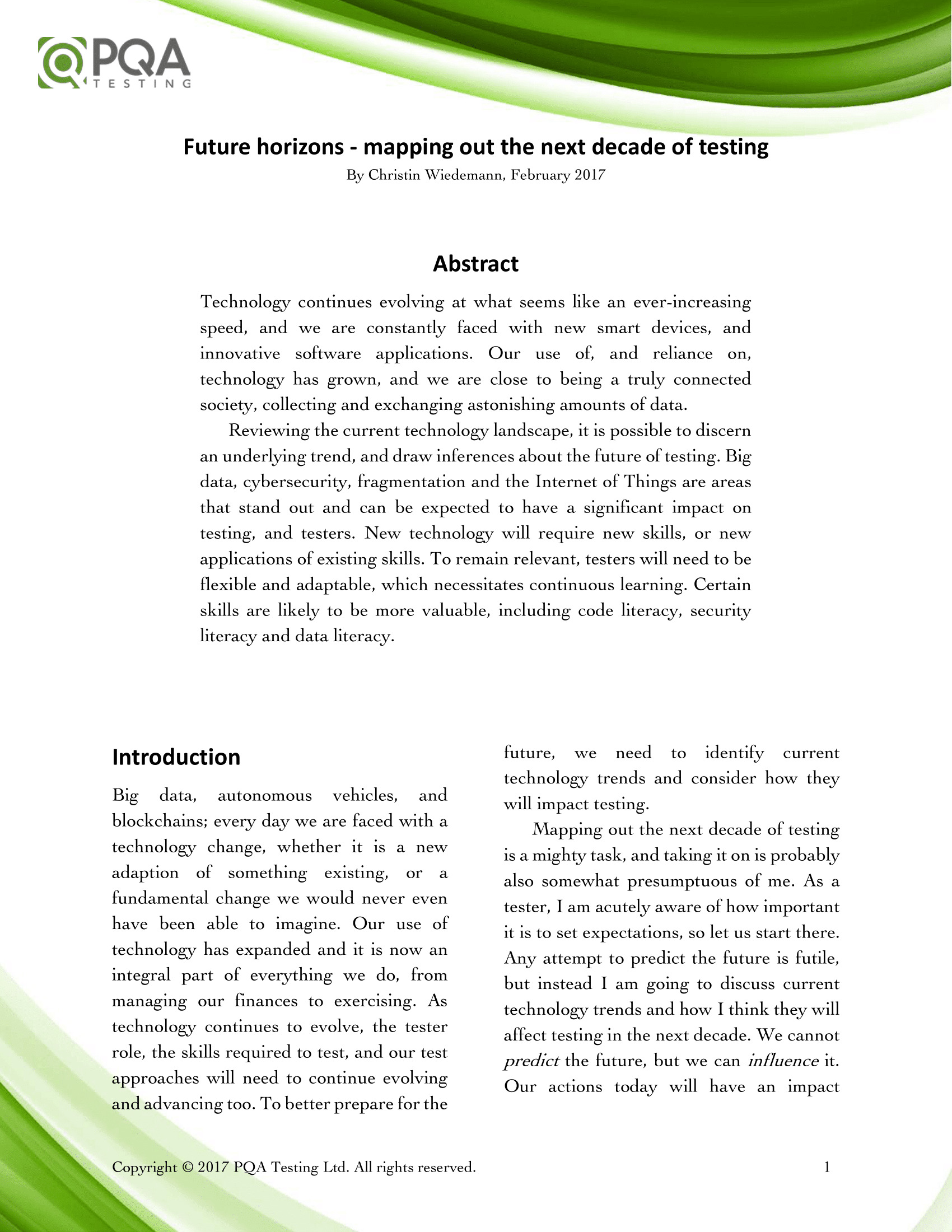 The Future of Testing | PLATO | test smarter & deliver faster