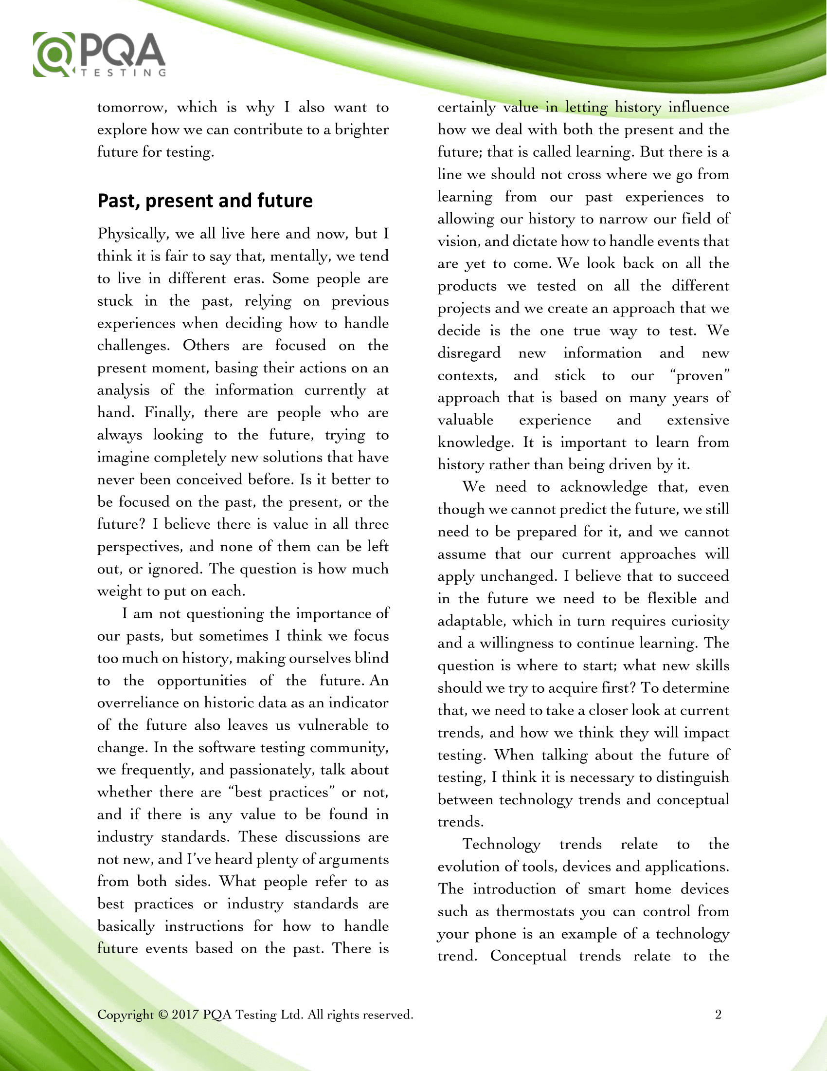 The Future of Testing | PLATO | test smarter & deliver faster