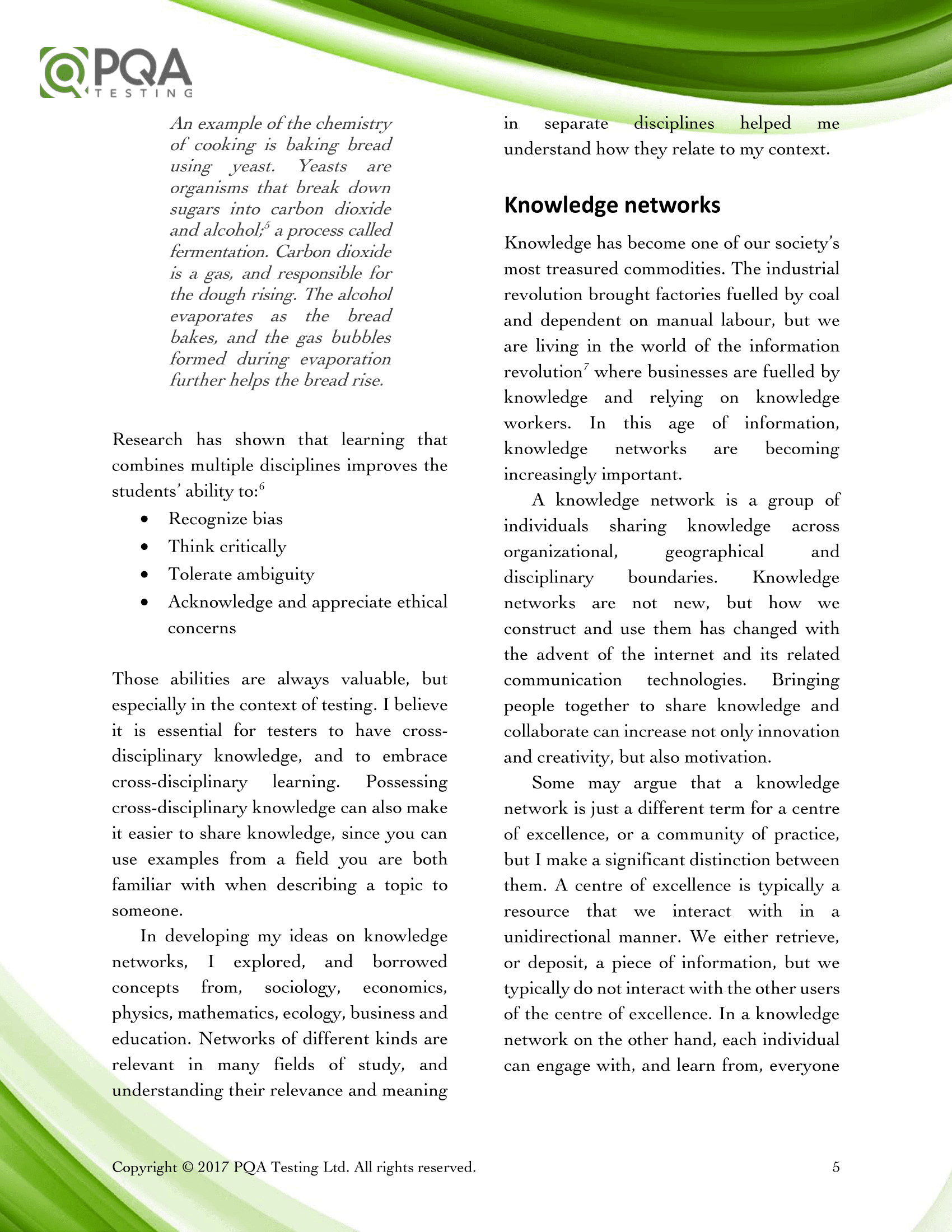 Building a Knowledge Network | PLATO | Test smarter & deliver faster