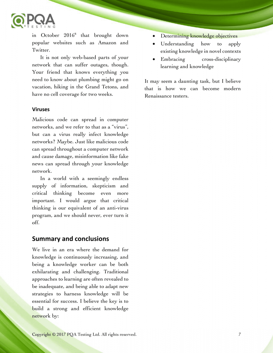 Building a Knowledge Network | PLATO | Test smarter & deliver faster